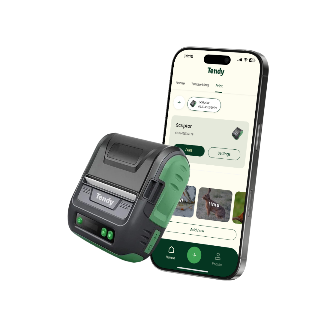 Tendy - Scriptor etikettskrivare